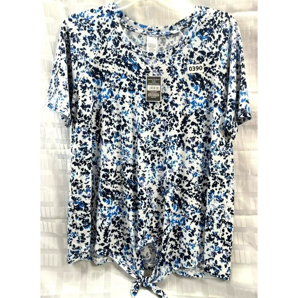 west loop | Tops | West Loop Women Shirt Short Sleeve Size L Color Blue ...